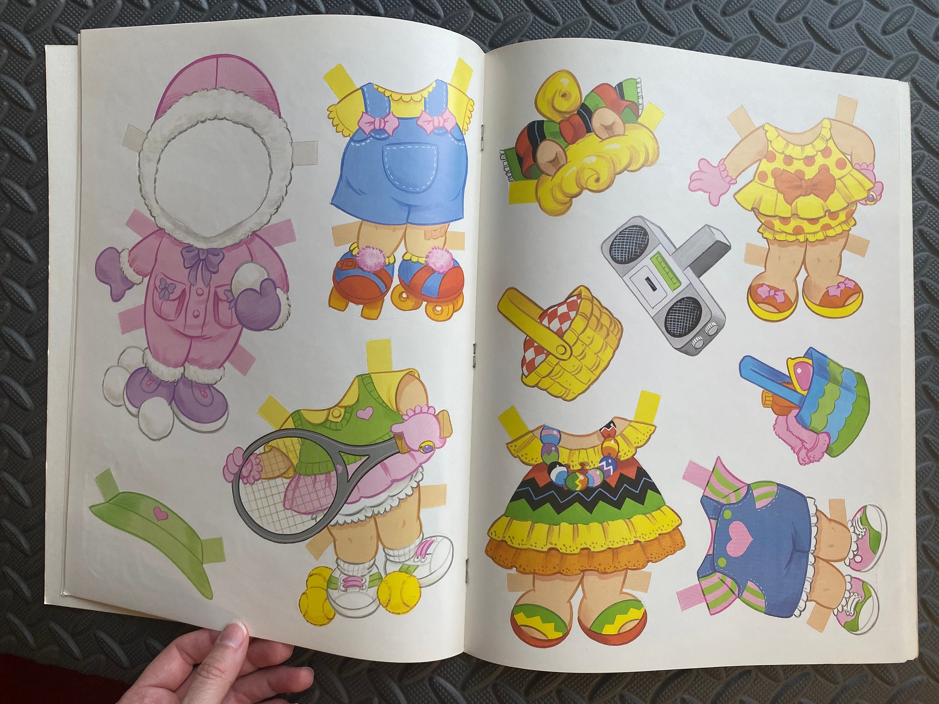 Deluxe Paper Doll Jim Henson's Muppet Babies Baby Miss Piggy Vintage ...