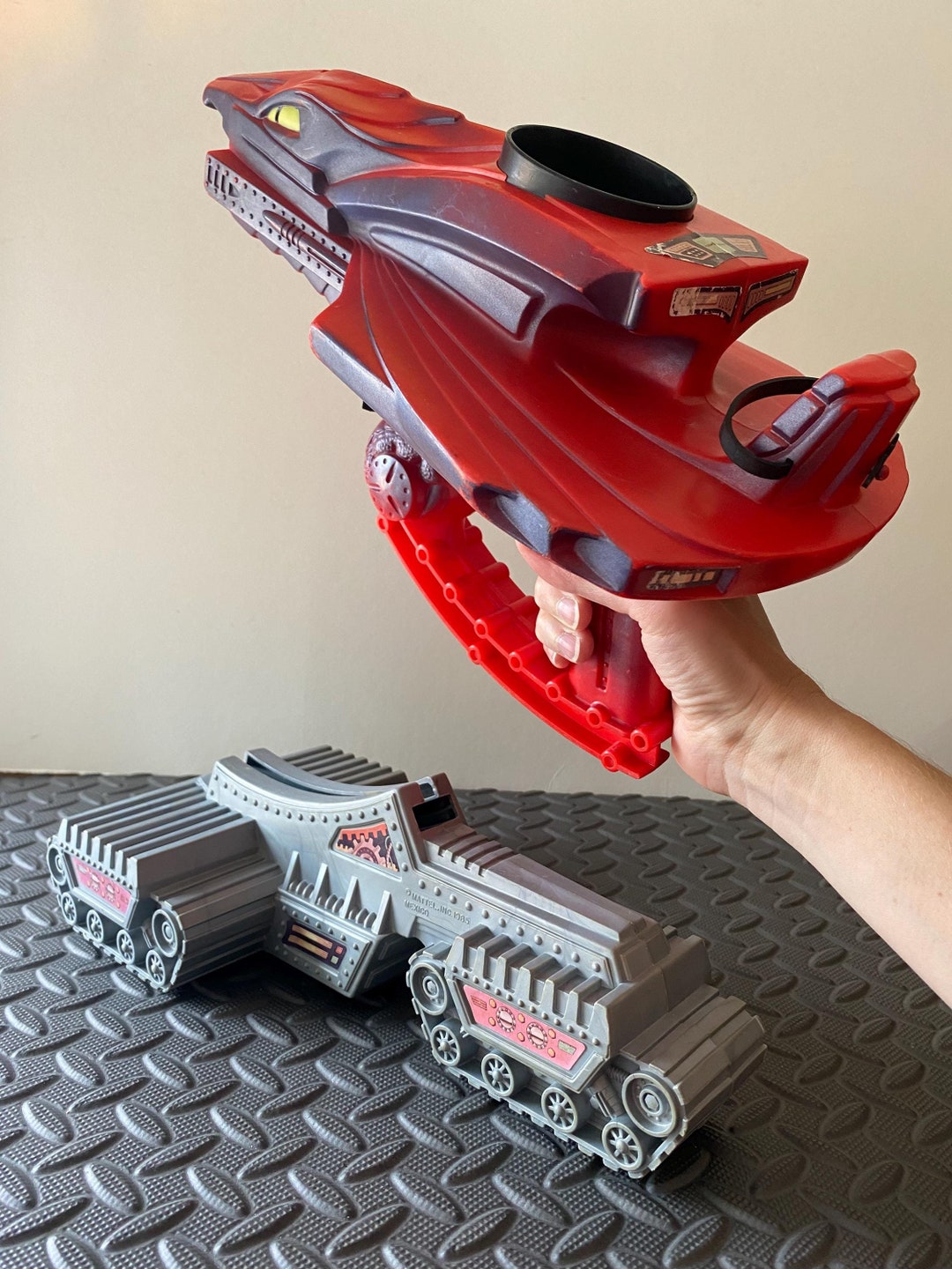 Blasterhawk Vintage Masters of the Universe Heroic Land and Sky Disc Launcher Mattel Inc 1985 - Etsy