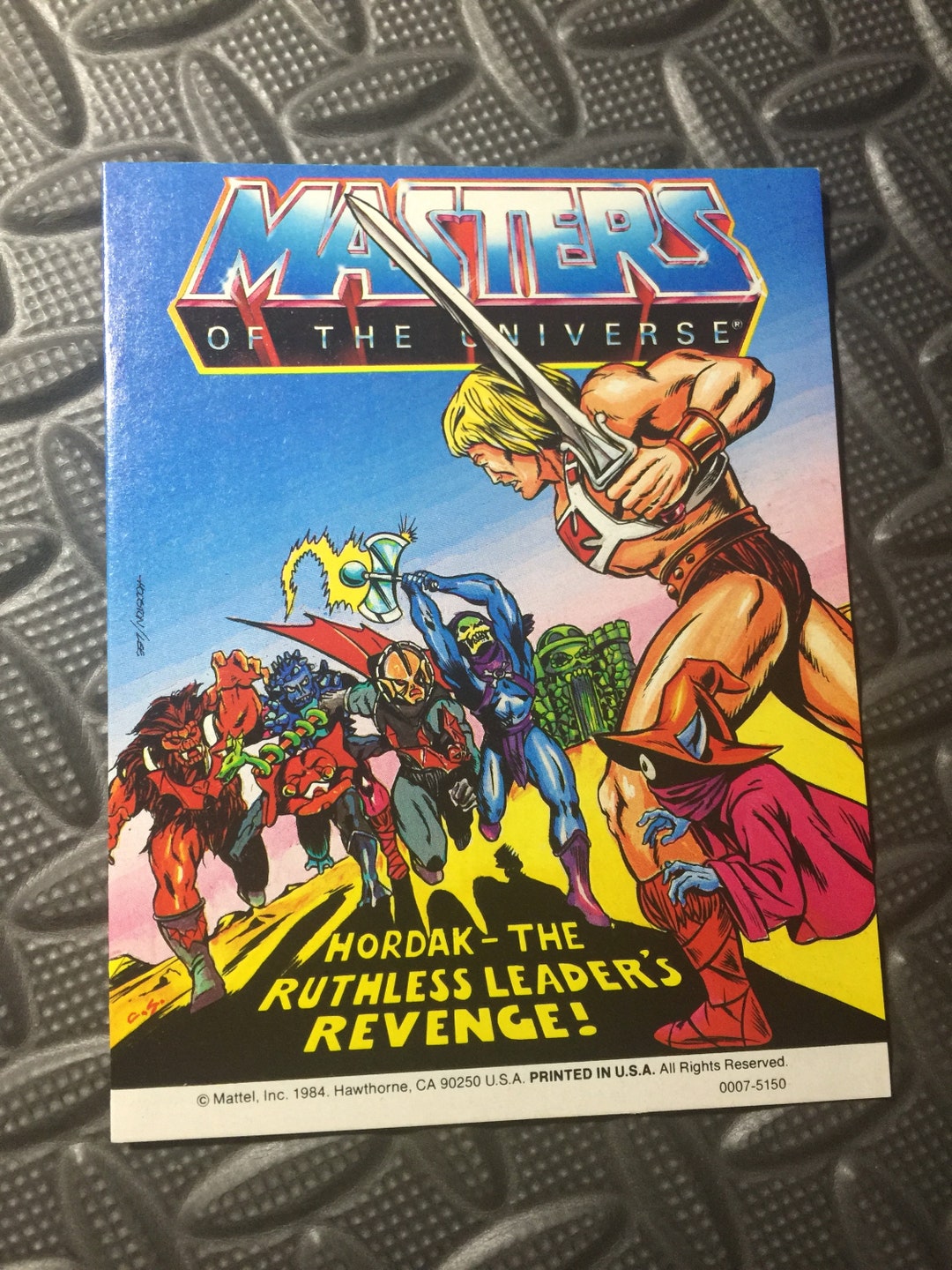 Hordak the Ruthless Leader's Revenge Vintage Masters of the Universe ...