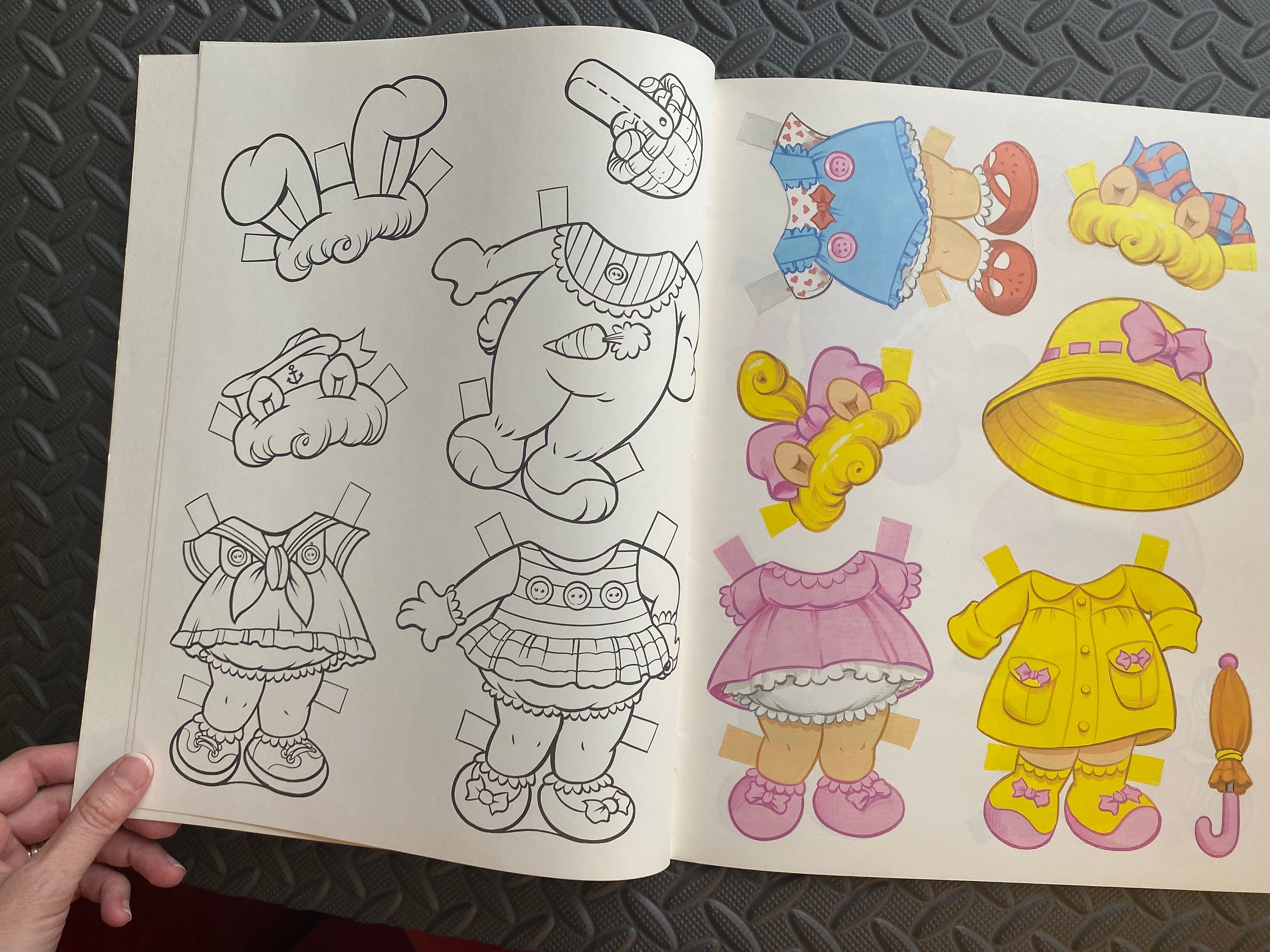 Deluxe Paper Doll Jim Henson's Muppet Babies Baby Miss Piggy Vintage ...
