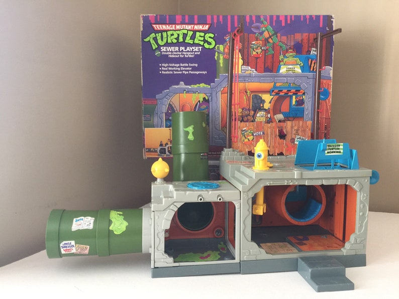 Sewer Playset 1989 Teenage Mutant Ninja Turtles Vintage Sewer - Etsy