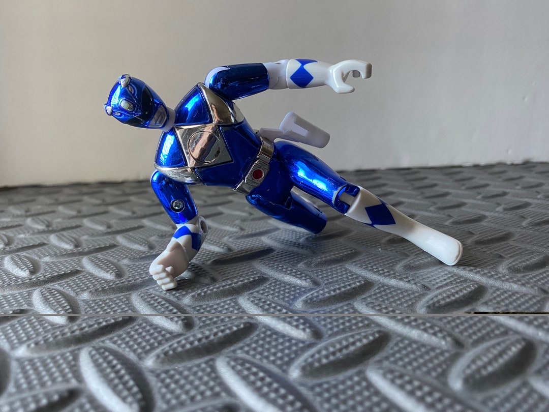 Blue Ranger Vintage Mighty Morphin Power Rangers Movie Edition Action ...