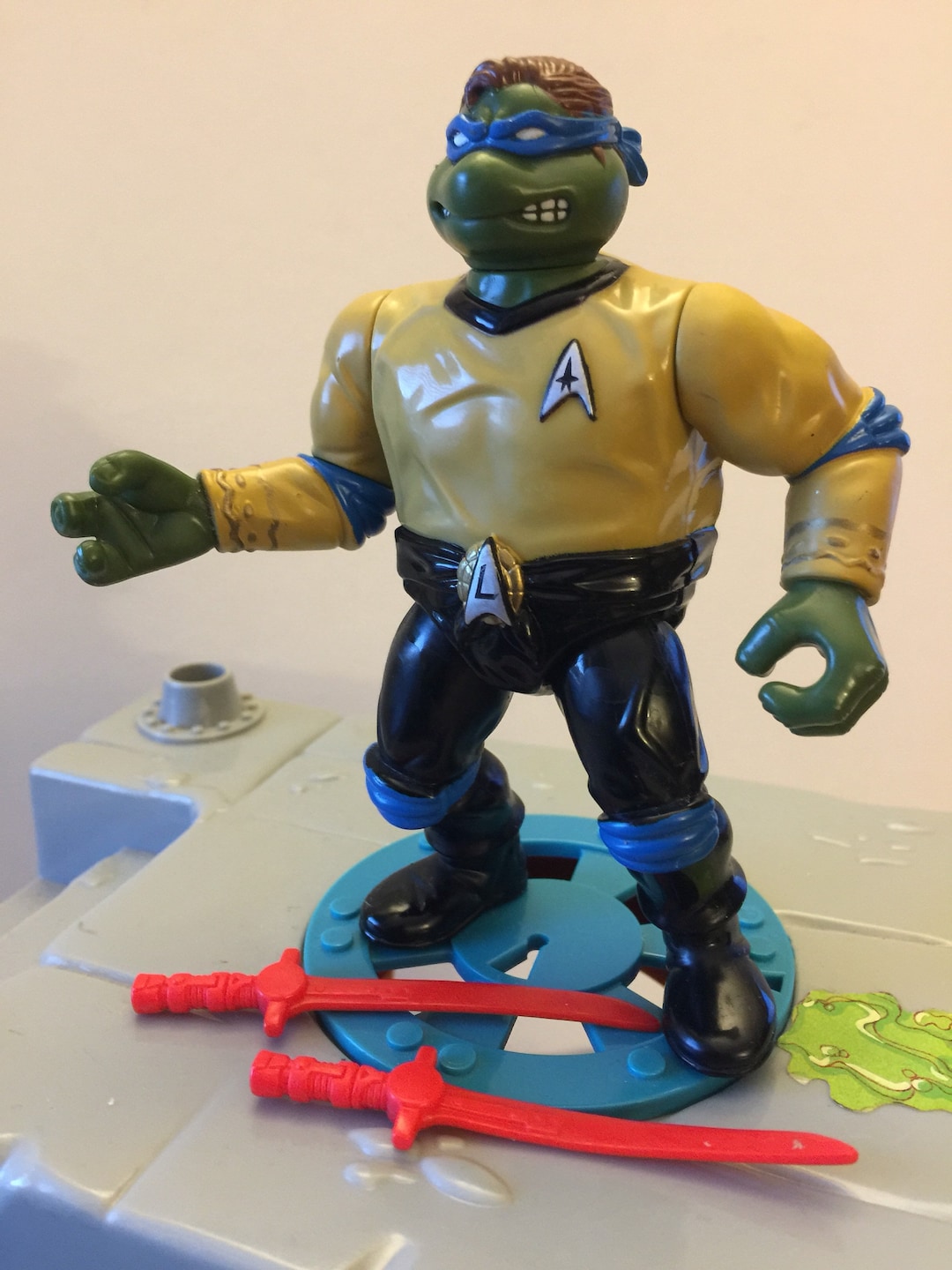Star Trek Teenage Mutant Ninja Turtles Captain Leonardo - Etsy