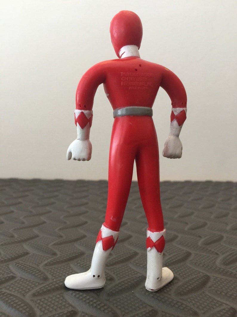 Red Power Ranger Bendy Figure 1994 SABAN Vintage Henry Gordy - Etsy