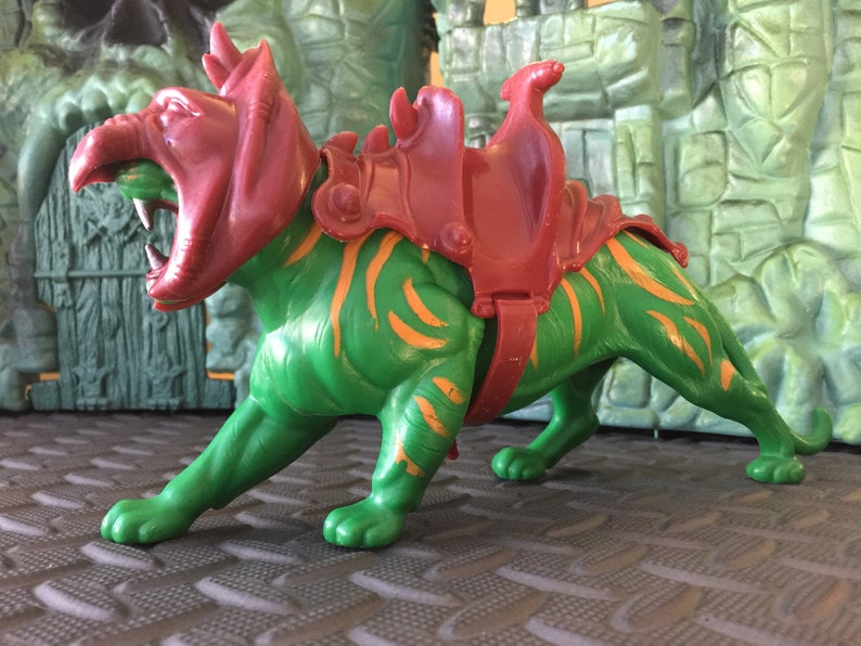 Battle Cat Vintage Masters of the Universe Cringer Battlecat - Etsy