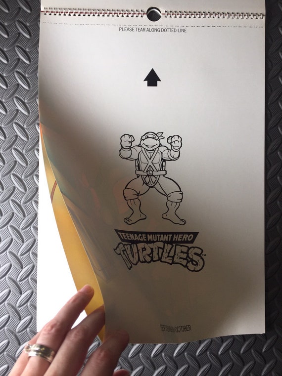 Collectibles Memorabilia Teenage Mutant Hero Turtles Offical 1991 ...