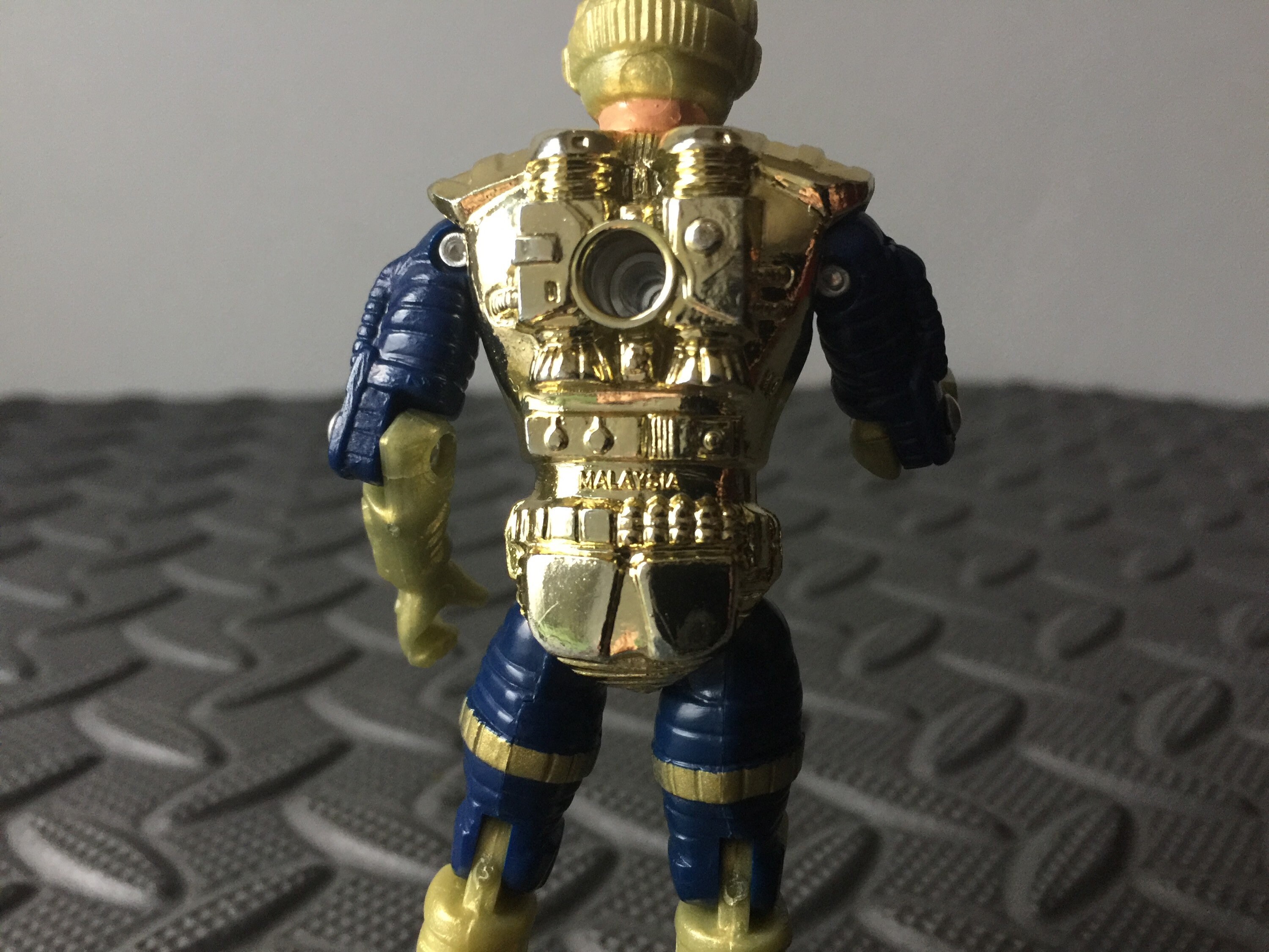 Captain Power Figure Gold Chrome Action Figure Mattel L.E.G. - Etsy