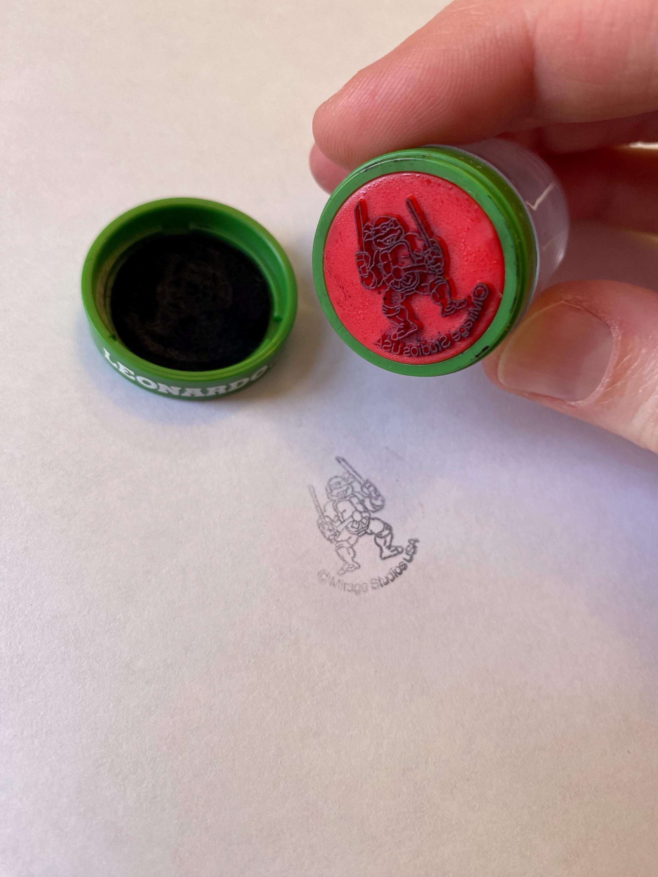 Leonardo Mini Snow Globe and Stamp Vintage Teenage Mutant Ninja Turtles ...