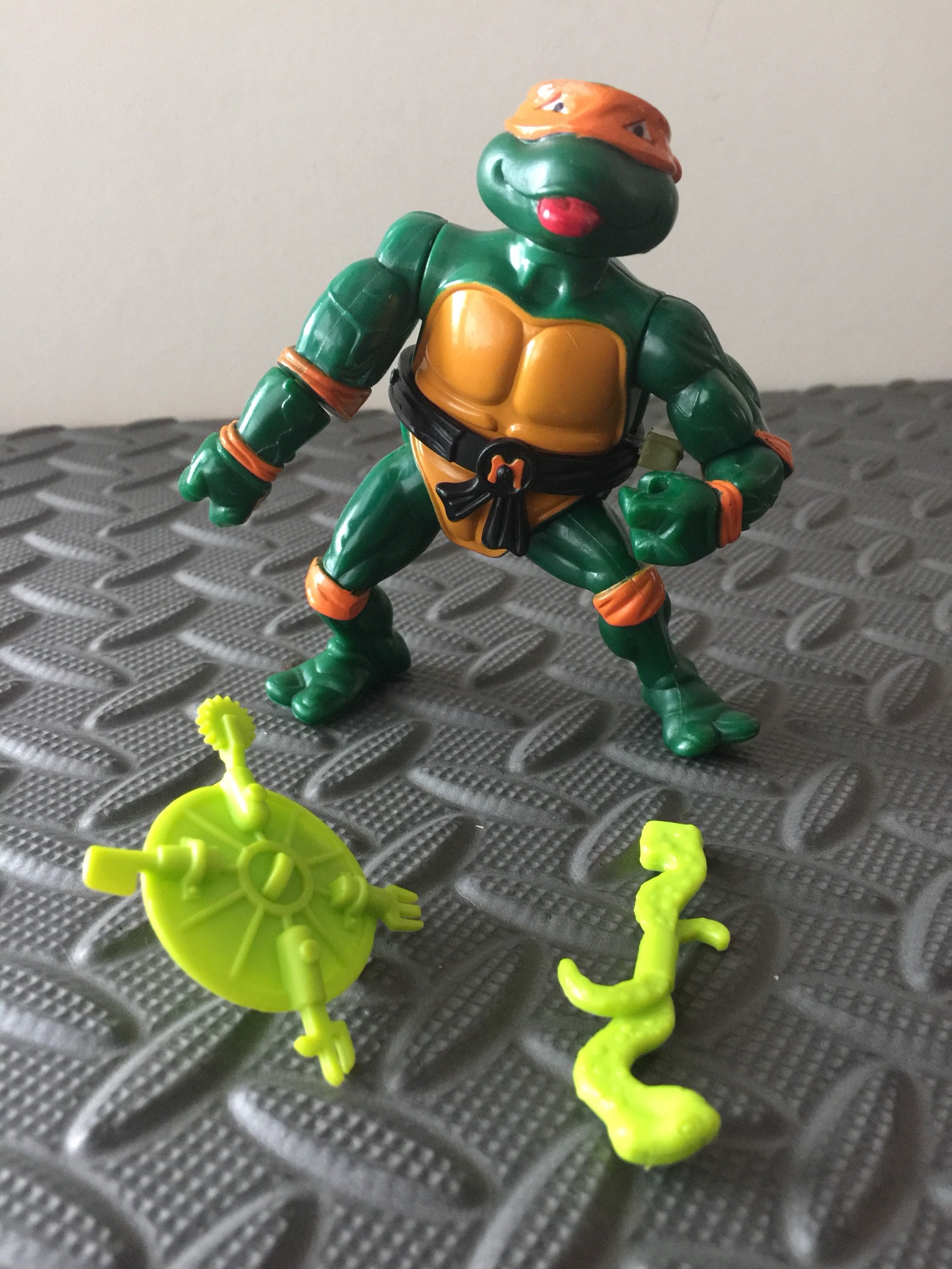 Wacky Action TMNT Vintage Michaelangelo Wind-up 1989 Teenage | Etsy