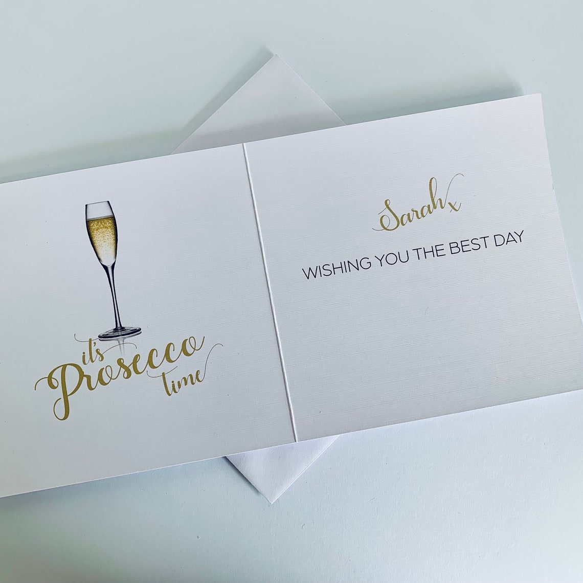 Personalised Happy Birthday Prosecco Birthday Card Celebration Cards ...