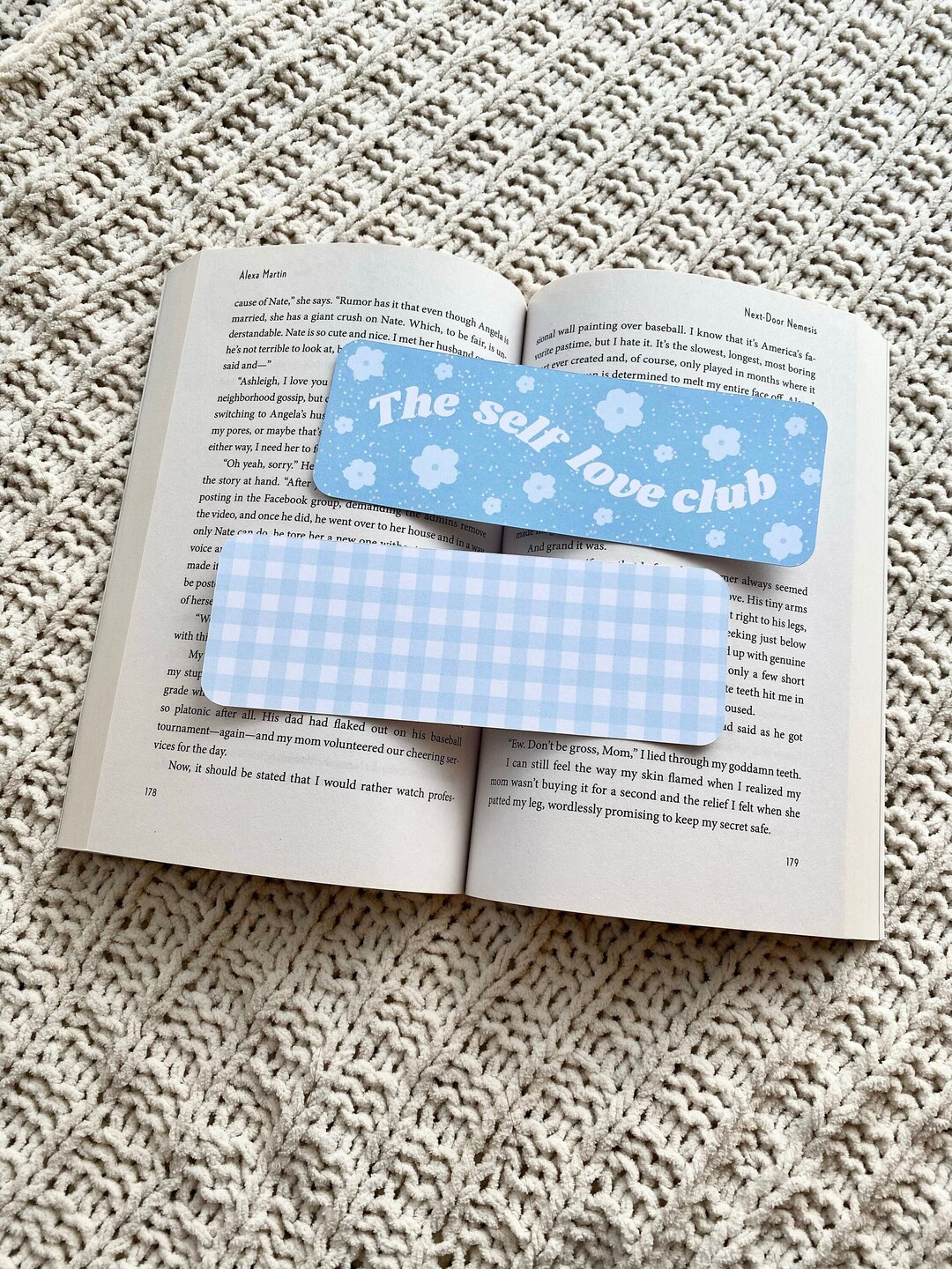 The Self Love Club Bookmark Set Booklover Bookmark Trendy Bookmarks ...