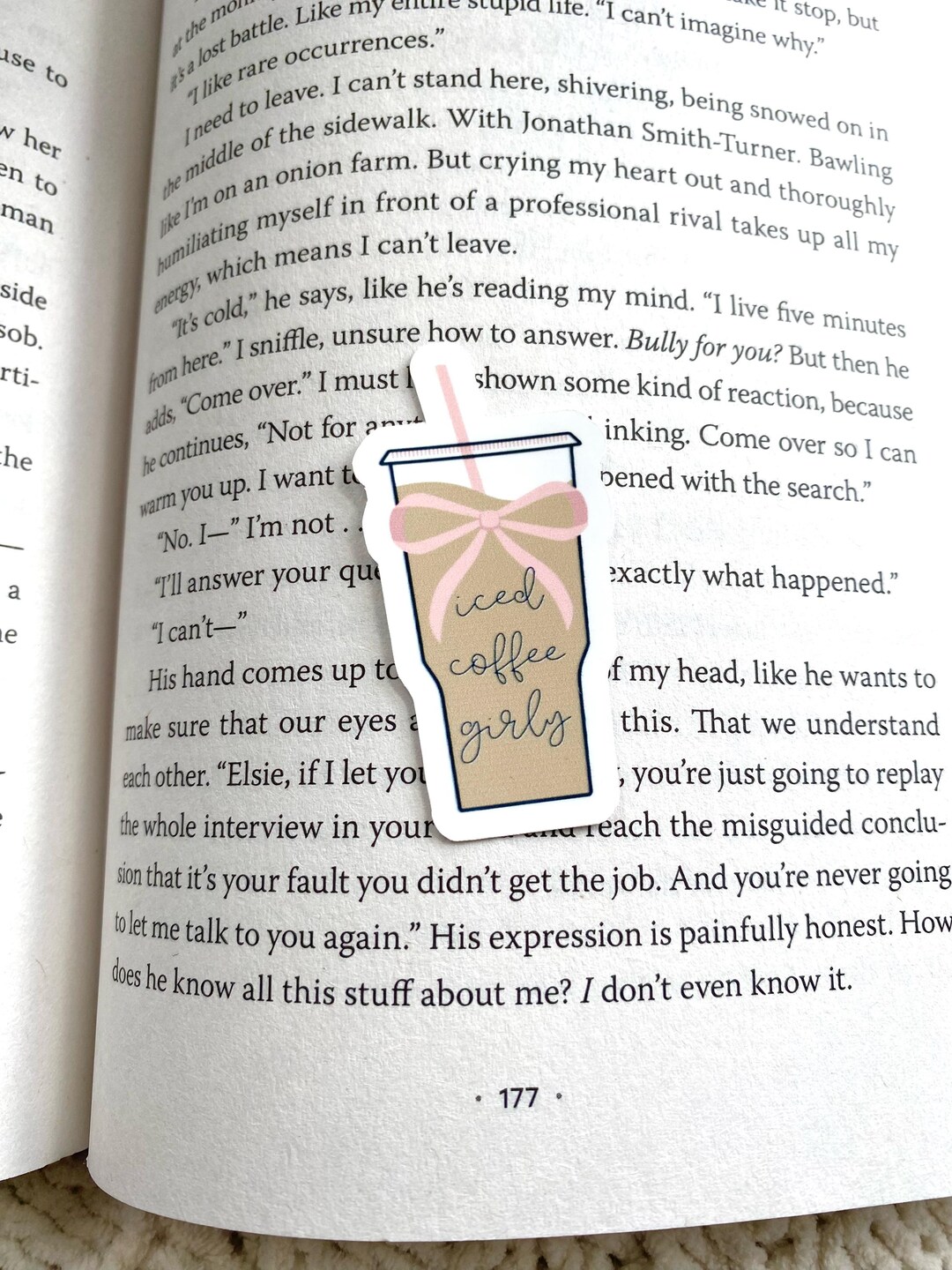 Iced Coffee Girly Sticker Cute Girly Coffee Sticker Iced Coffee Sticker ...