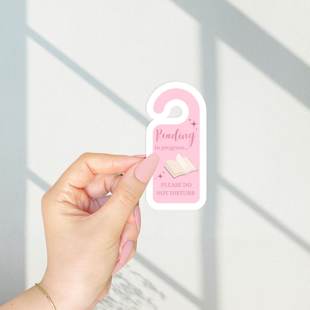 Reading in Progress Sticker Booktok Sticker Book Trope Sticker Romance ...