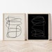 Printable Art Modern Abstract Line Art Neutral Modern - Etsy