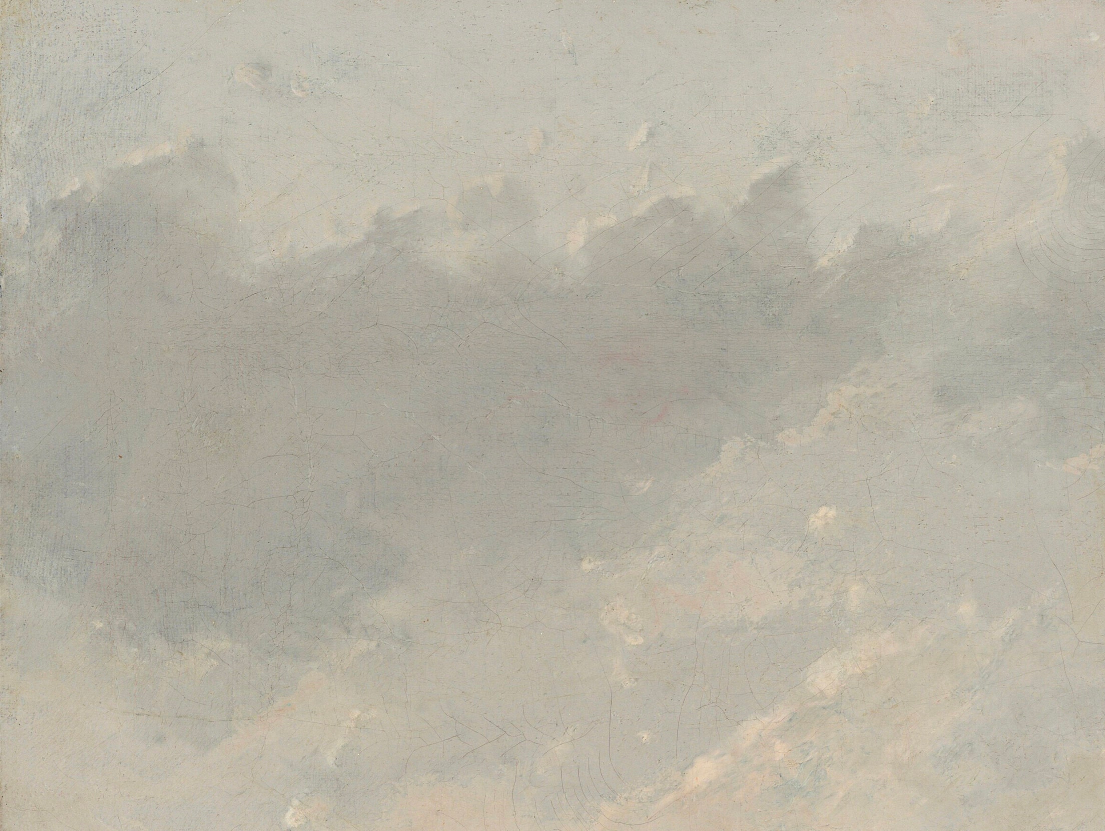 Printable Art Vintage Cloudscape Painting Gender Neutral - Etsy