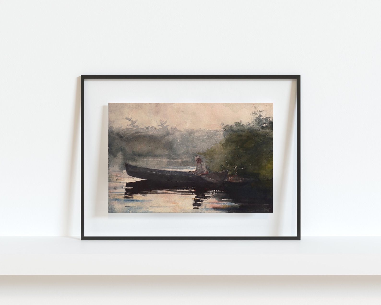 Printable Art Vintage Moody Landscape Painting Greens | Etsy