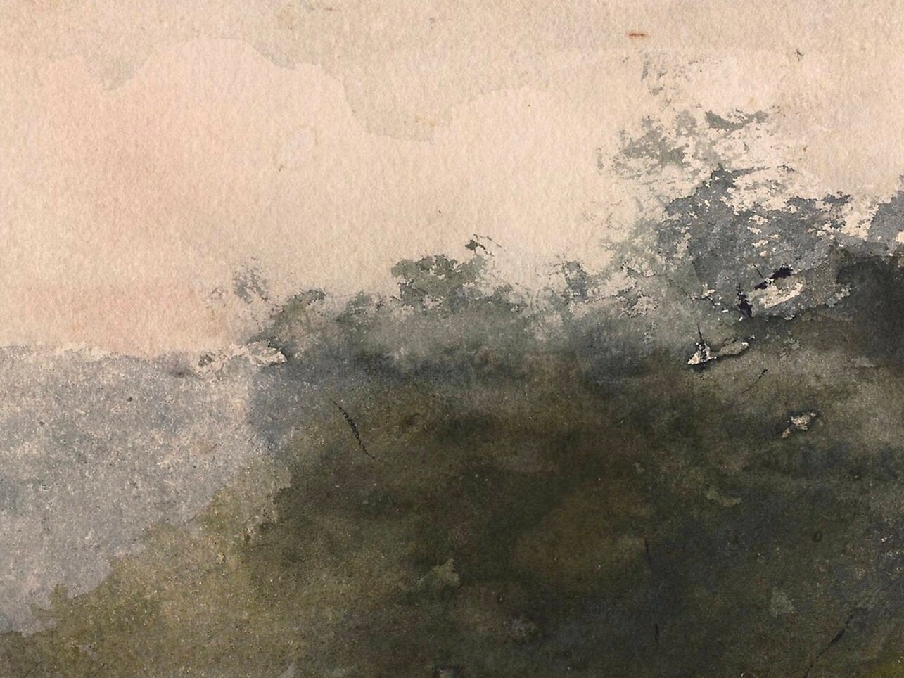 Printable Art Vintage Moody Landscape Painting Greens | Etsy