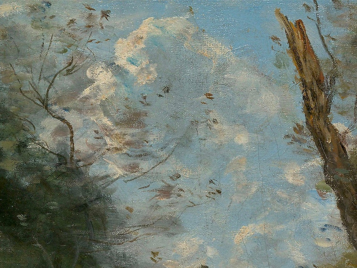 Printable Art Vintage Moody Landscape Oil Painting Fine - Etsy