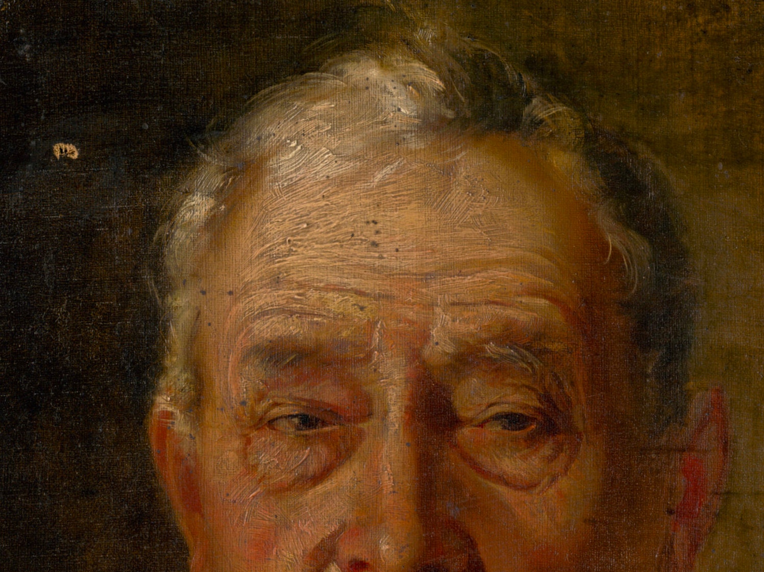 Printable Art | Vintage Portrait Painting of an Old Man | Moody Colors ...
