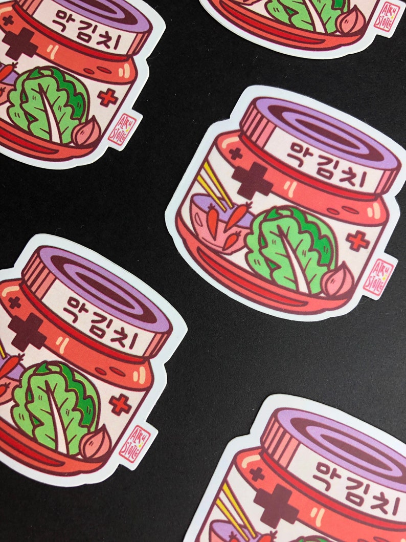 Kimchi Health Sticker// Kimchi Sticker Kpop Sticker Korean - Etsy Israel