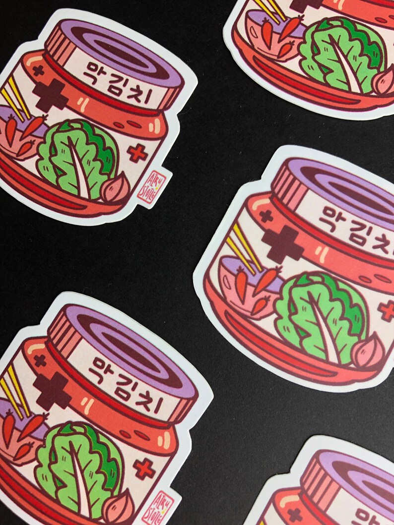 Kimchi Health Sticker// Kimchi Sticker Kpop Sticker Korean - Etsy Israel