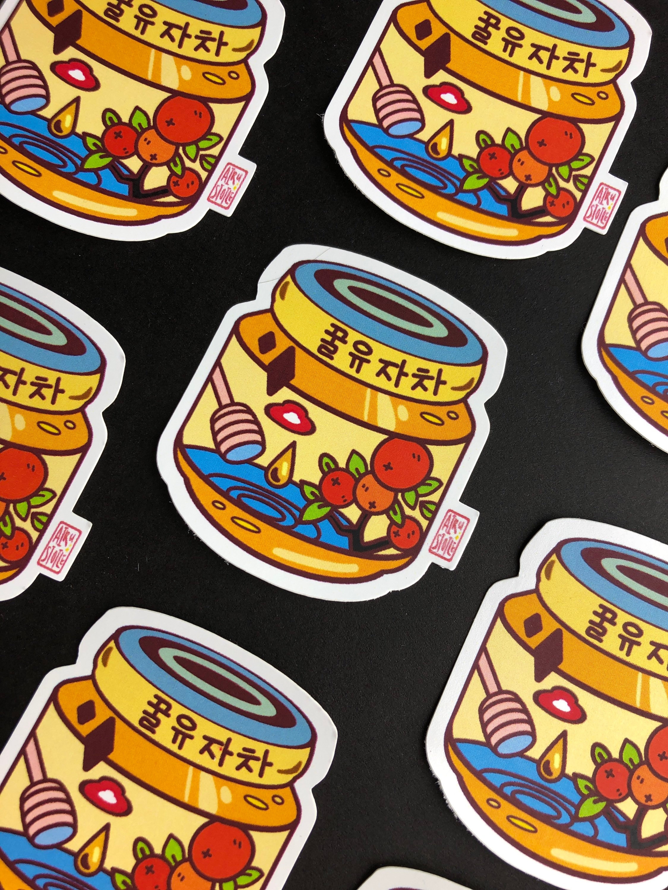 Honey Citron Tea Stamina Sticker// Honey Sticker, Tea Sticker, Citron ...