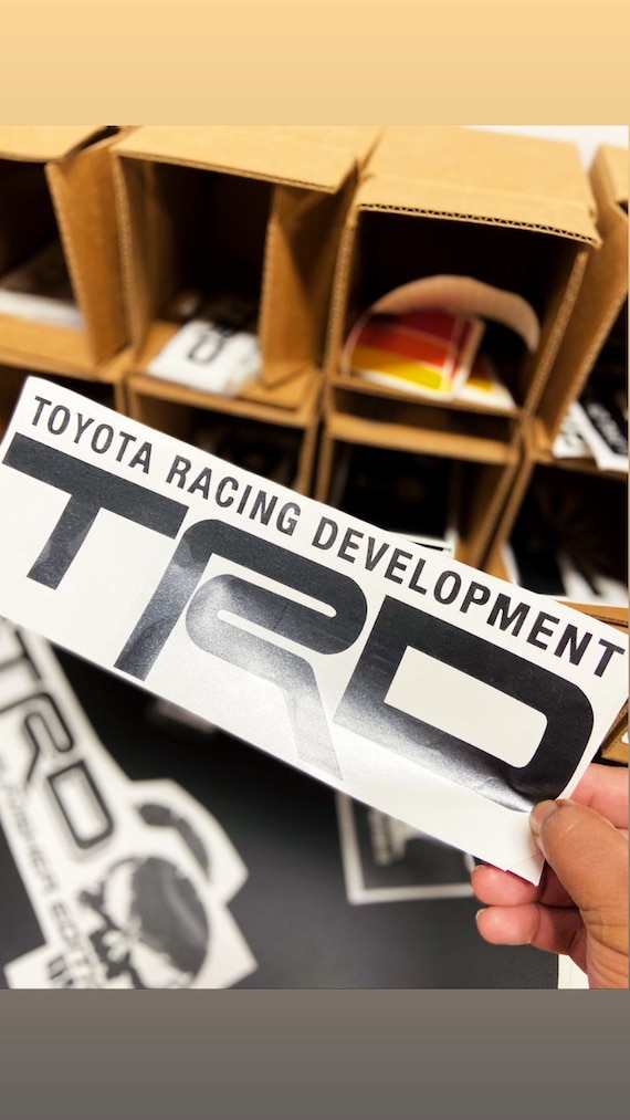 Toyota TRD Stickers Graphics Set. - Etsy