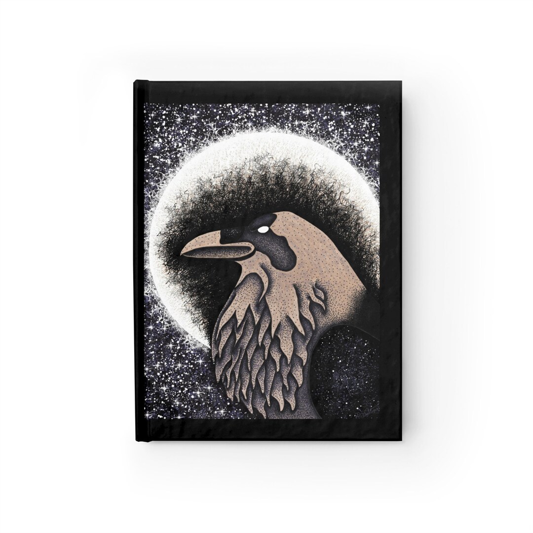 Spirit Raven Journalruled Style - Etsy