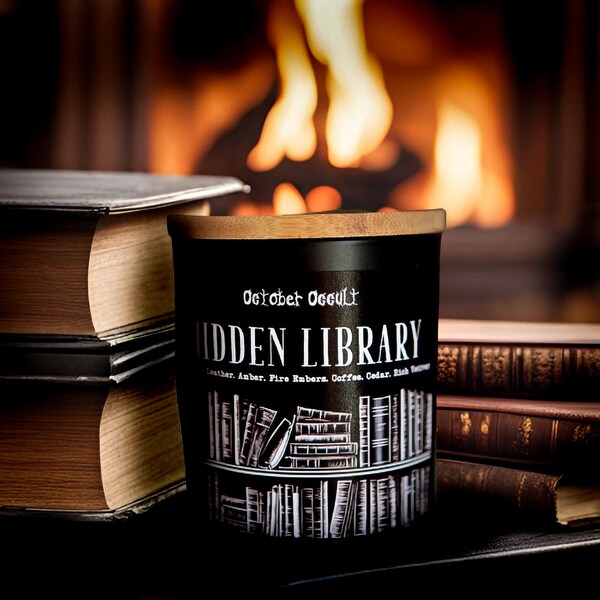Library Candle - Etsy