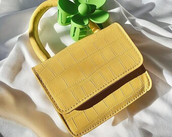 Yellow Mini Bag - Etsy