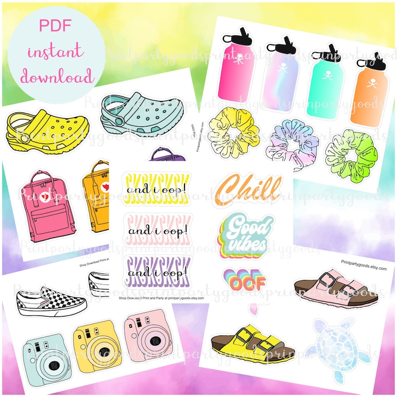 Vsco Clipart Vsco Girl Theme Vsco Party Decor Vsco | Etsy