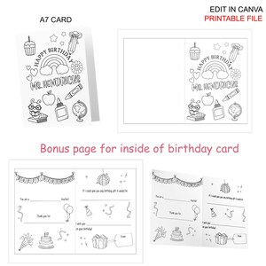 Teacher Happy Birthday Card, Teacher Appreciation Gifts From Kids ...