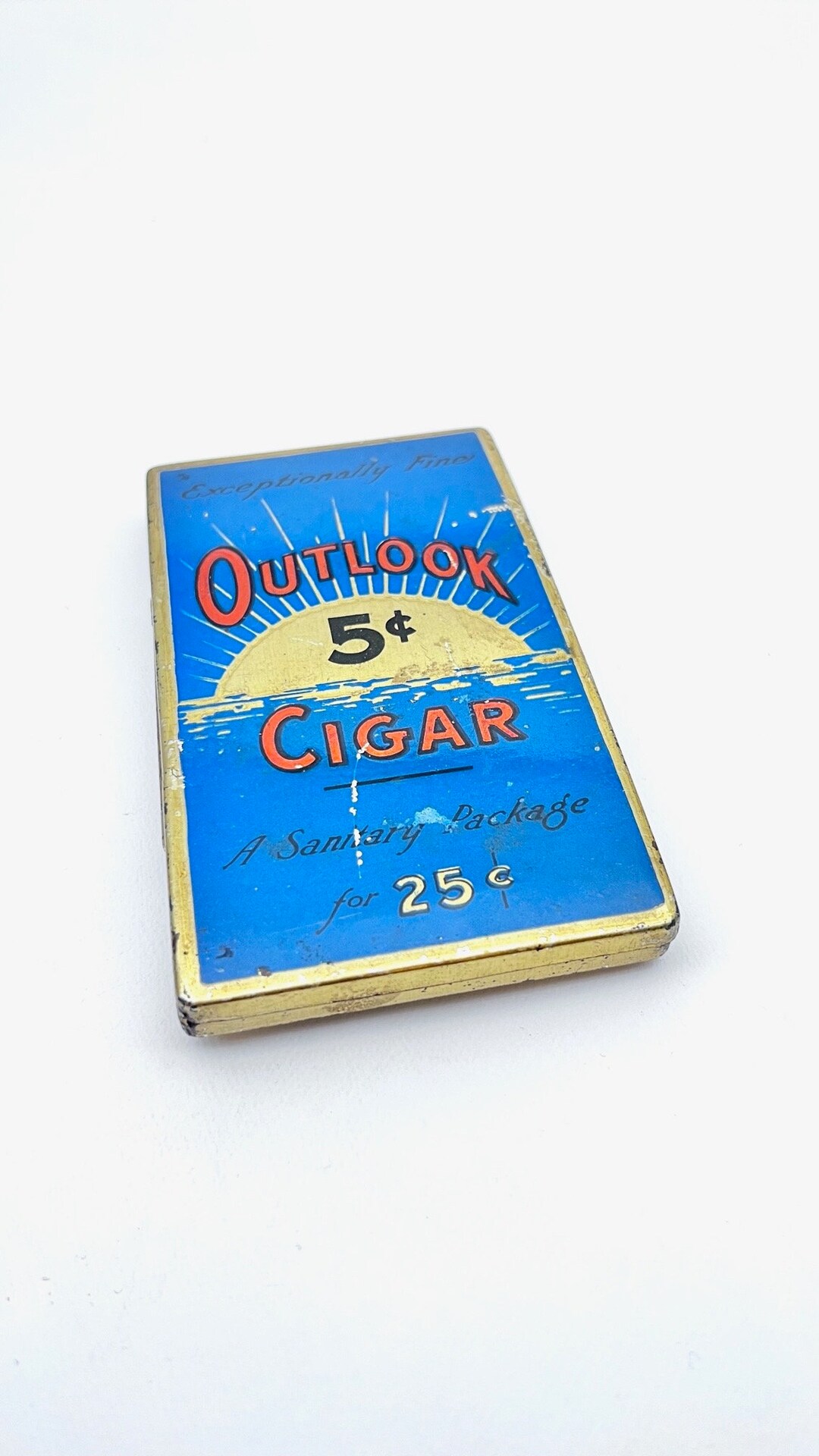 Vintage Cigar Box, Antique, Blue Color - Etsy