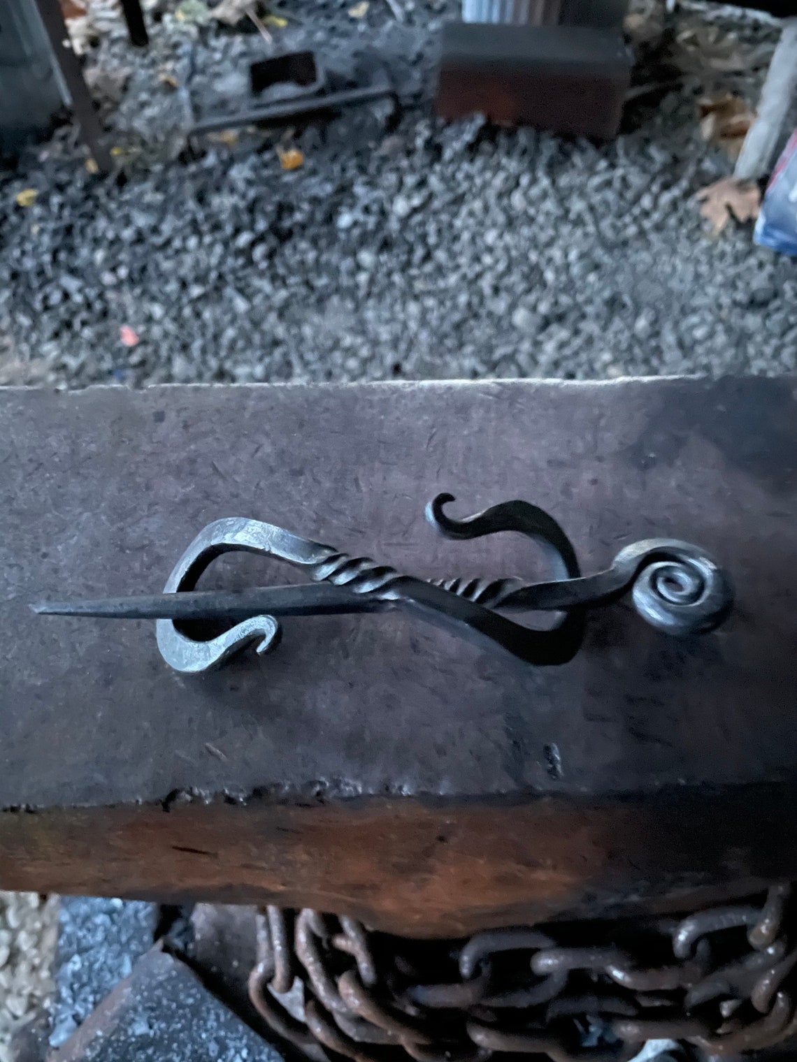 Hand Forged Hair Pins - Etsy
