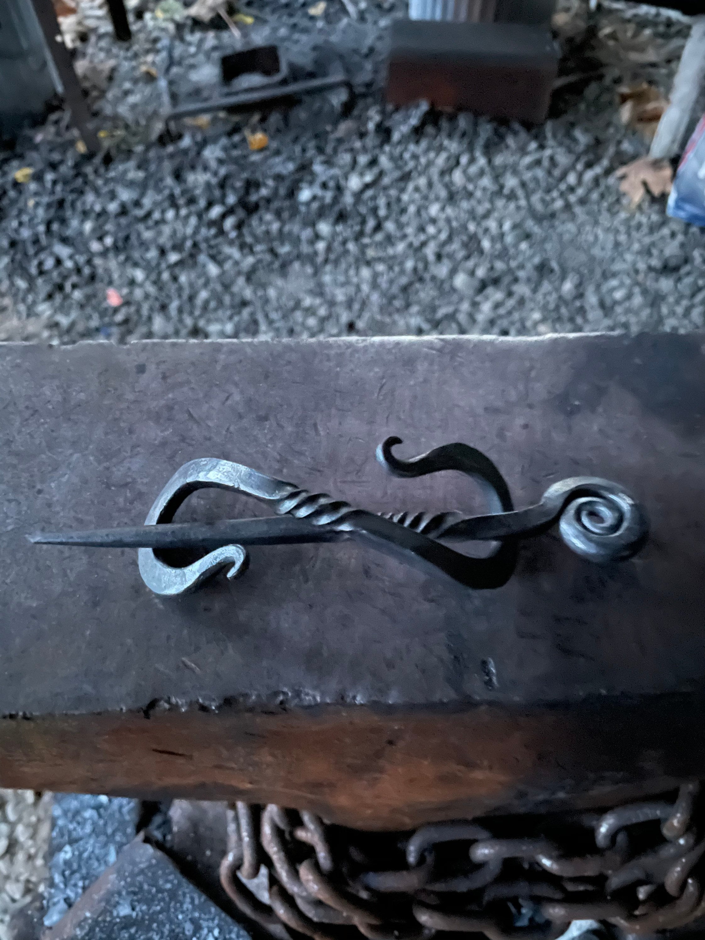 Hand Forged Hair Pins - Etsy