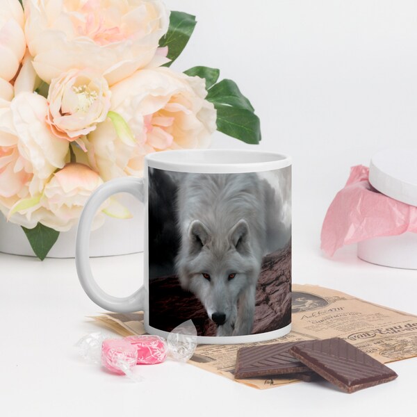 Wolf Coffee Mug - Etsy