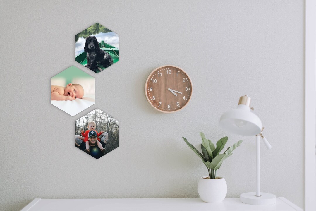 Custom Hexagon Canvas Print Turn Your Photo's Into Canvas Wall Art - Etsy