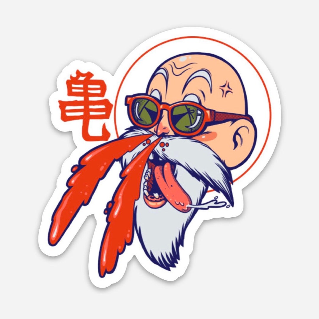 Master Roshi Sticker - Etsy