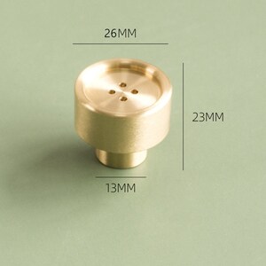 Modern Brushed Brass Cabinet Drawer Dresser Knobs and Pulls Gold ...