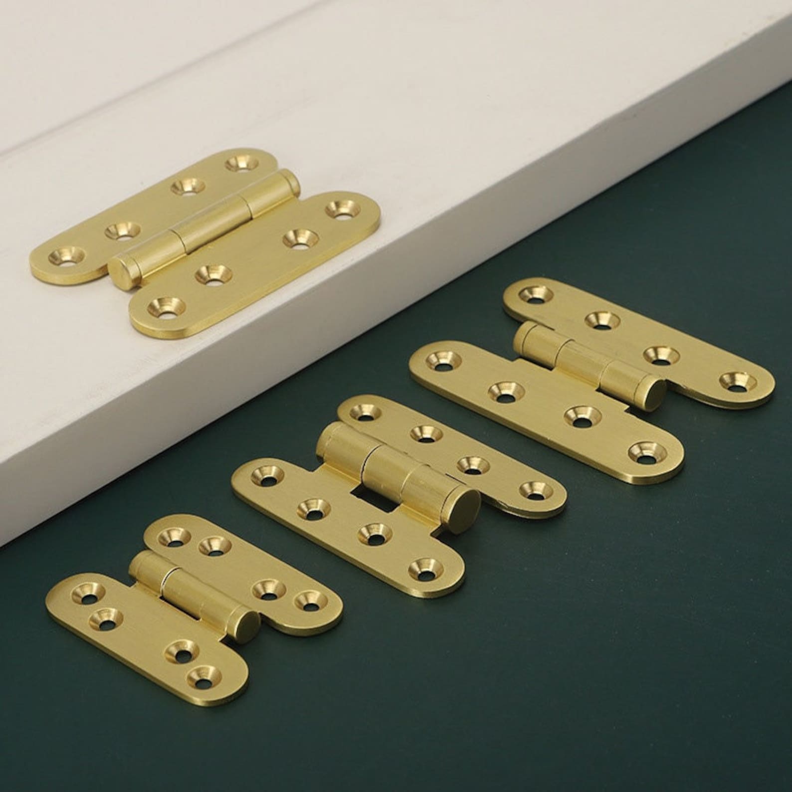 Modern Decorative Solid Brass Butterfly Cabinet Hinges Kitchen - Etsy