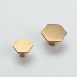 Modern Brass Kitchen Cabinet Drawer Knobs and Pulls Modern Furniture ...