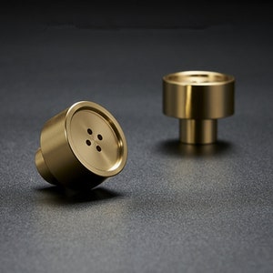 Modern Brushed Brass Cabinet Drawer Dresser Knobs and Pulls Gold ...