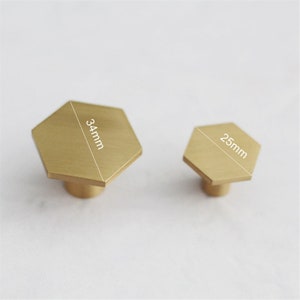 Modern Brass Kitchen Cabinet Drawer Knobs and Pulls Modern Furniture ...