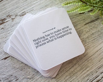 Grief Affirmation Cards Sympathy Gift Lost Loved One - Etsy