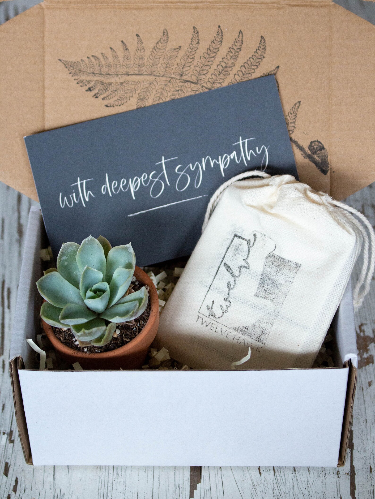 Sympathy Gift Box with Grief Affirmation Card Set for Lost | Etsy