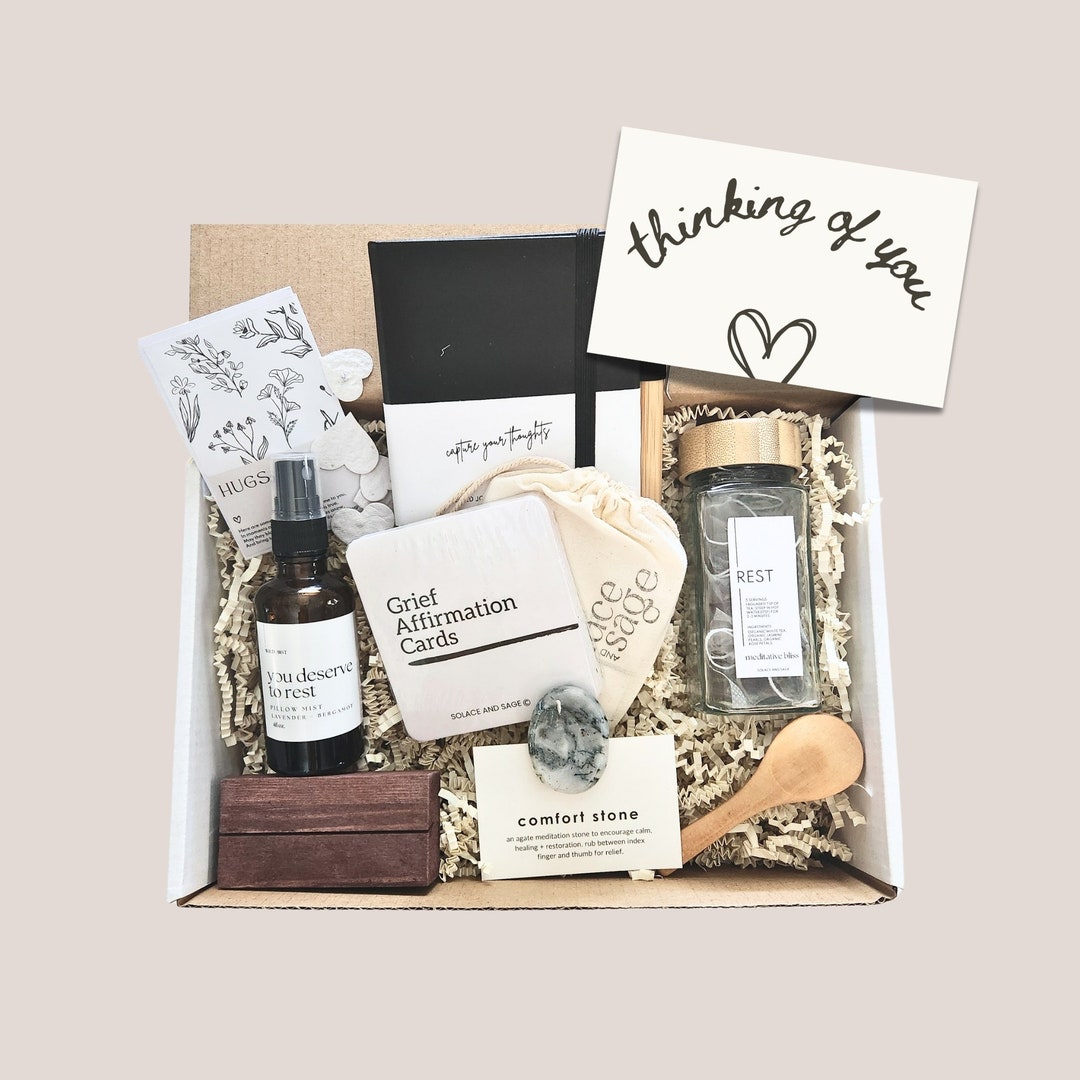 Thinking of You Gift Box Comfort Support Bereavement Grief Loss of ...