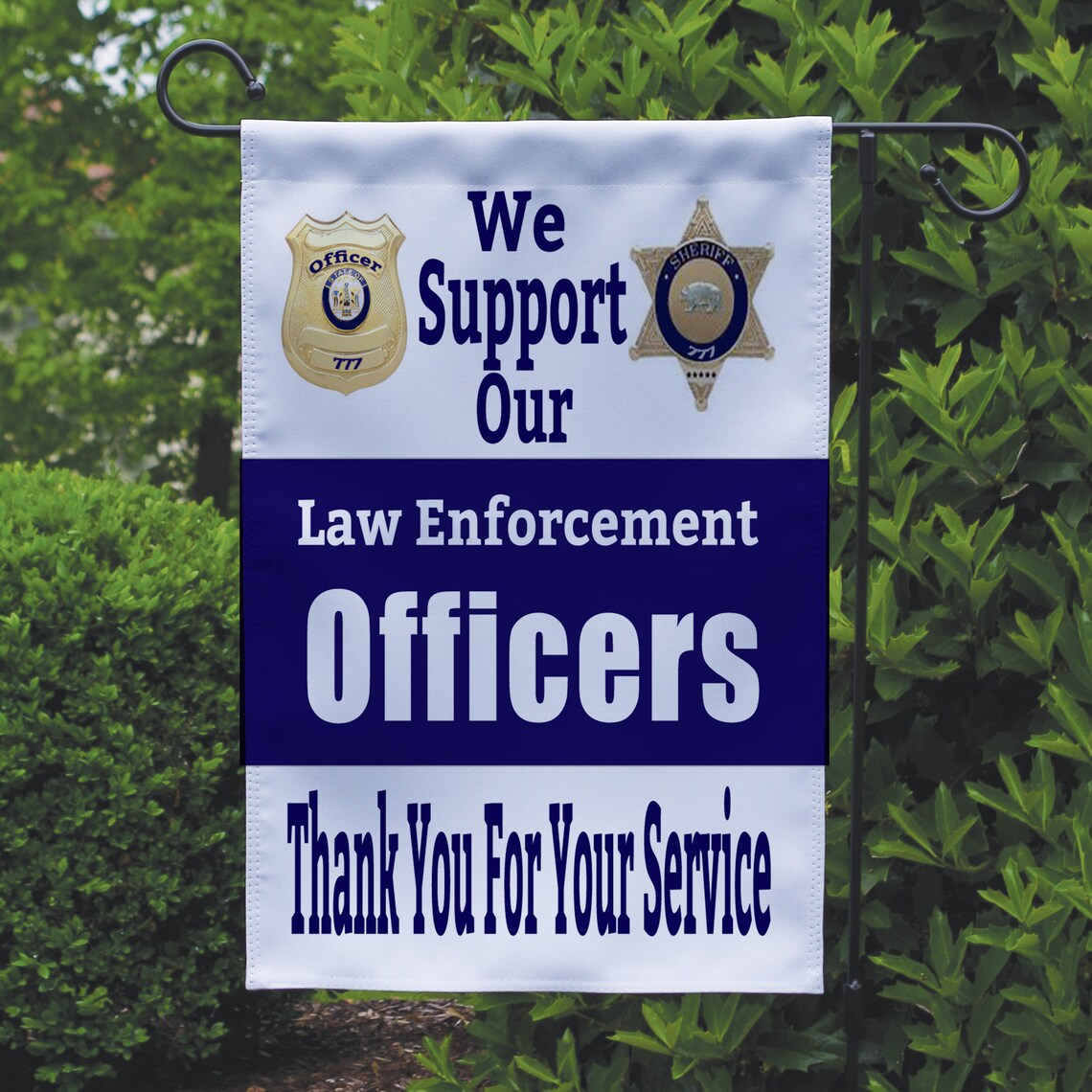 Support Law Enforcement single or Double Sided Flag - Etsy Canada