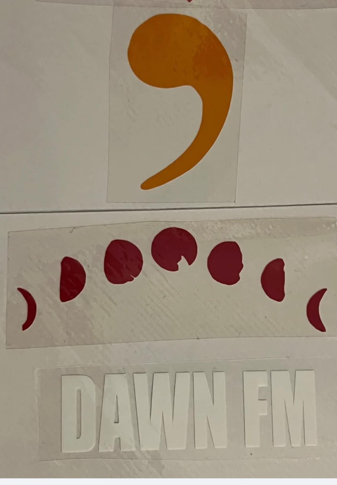 The Weeknd Album Symbols Heat Vinyl Iron On the Weeknd Fans - Etsy