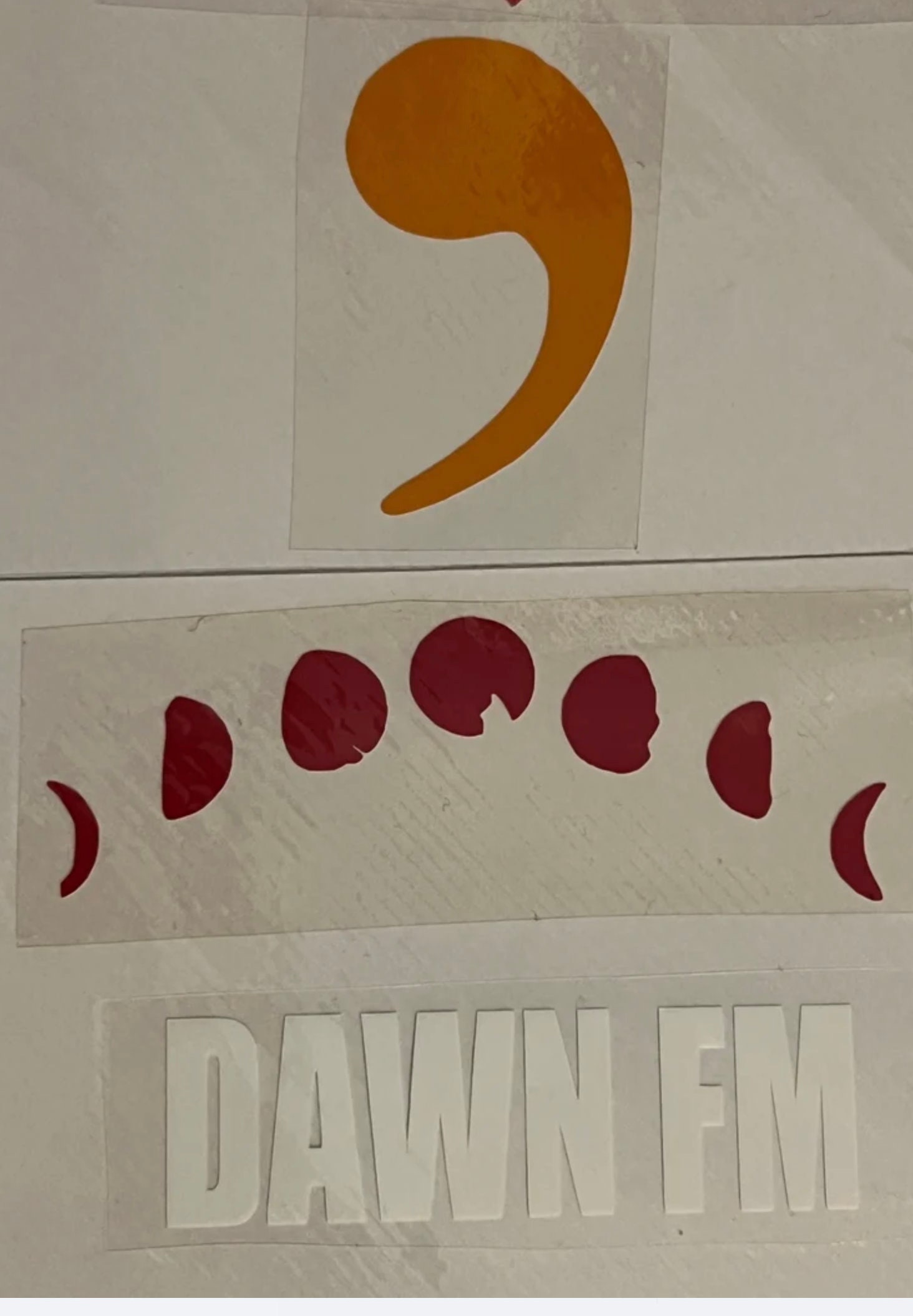 The Weeknd Album Symbols Heat Vinyl Iron On the Weeknd Fans - Etsy