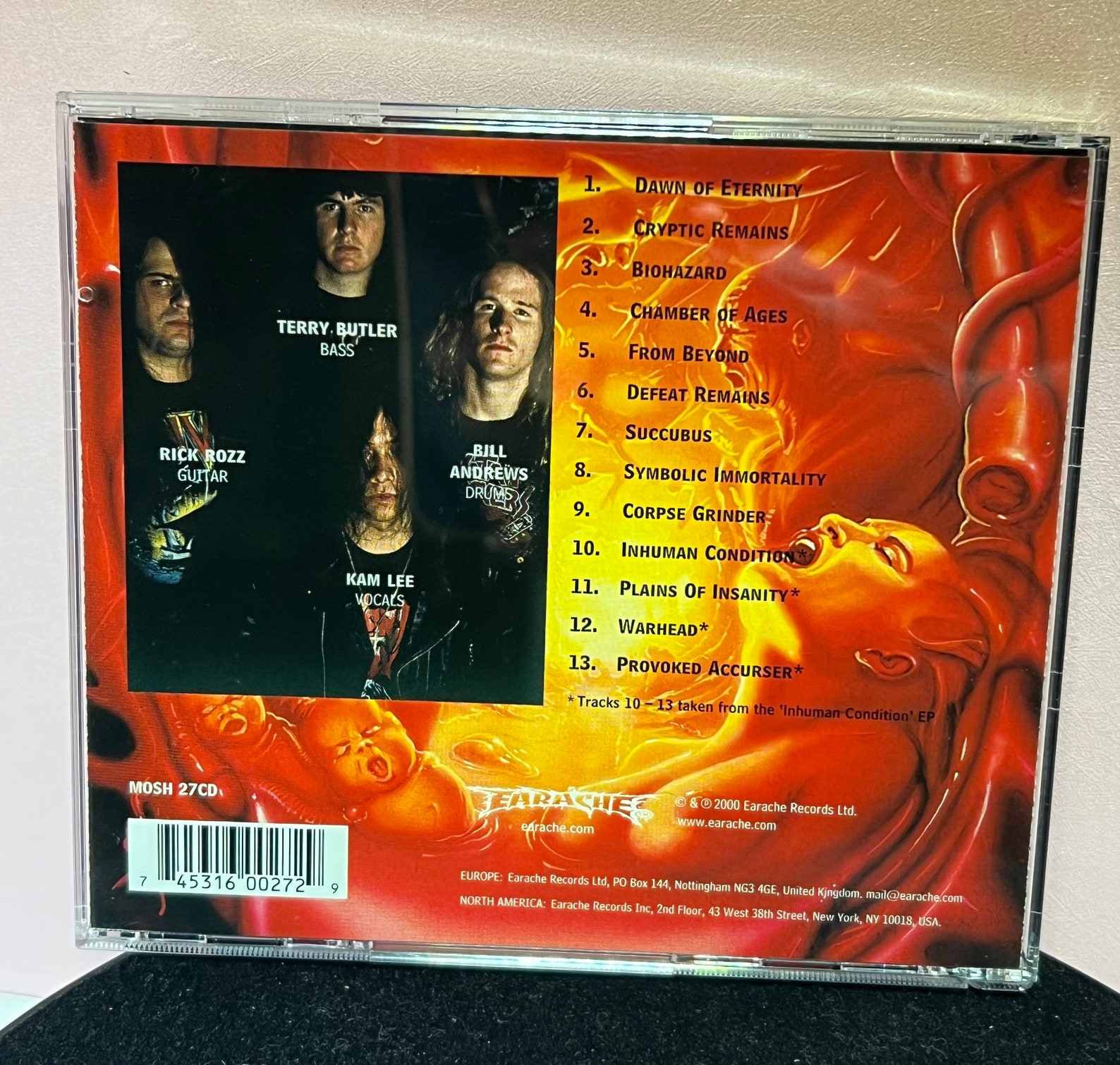 Massacre From Beyond/inhuman Condition CD 2000 Obituary Malevolent ...